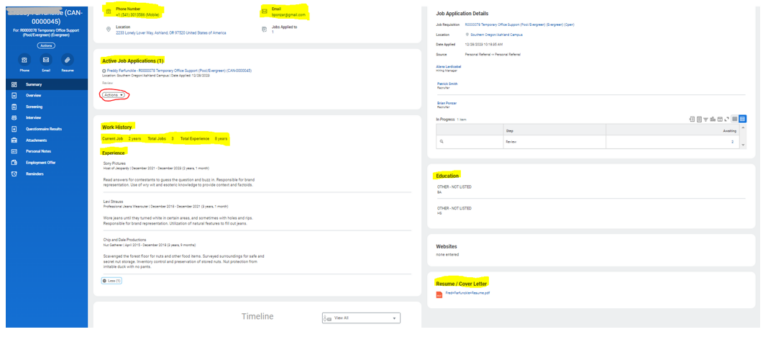 Workday - View a Job Requisition and Review Applicants - SOU Human ...